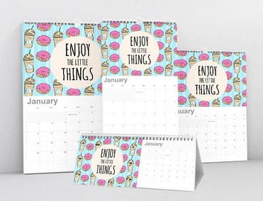 Colourful Personalised Quote Calendar | Funky Pigeon
