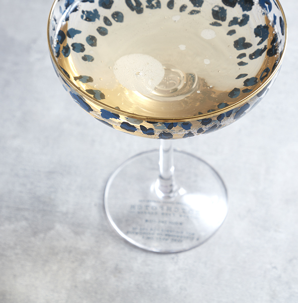 Set of 2 Leopard Cocktail Glasses | Funky Pigeon