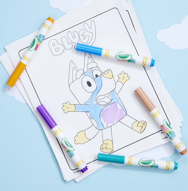 Bluey Colour Wonder | Funky Pigeon