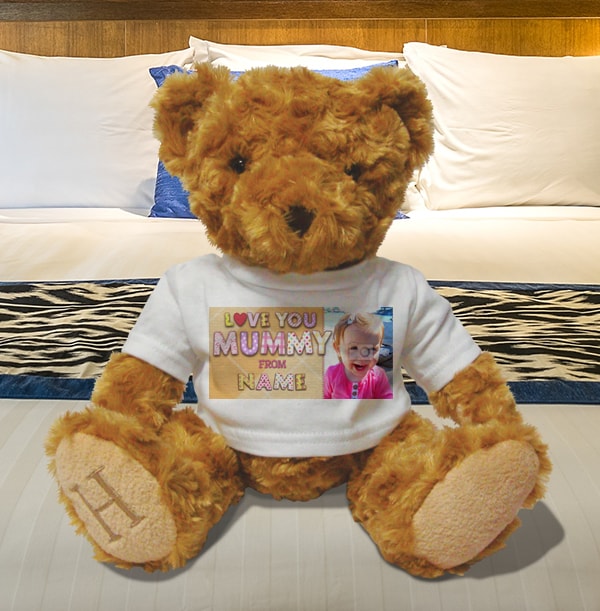 ZDISC Love You Mummy Personalised Teddy Bear - Henry | Funky Pigeon