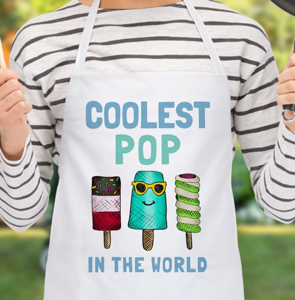 ZDISC Cool Pop Personalised Apron | Funky Pigeon