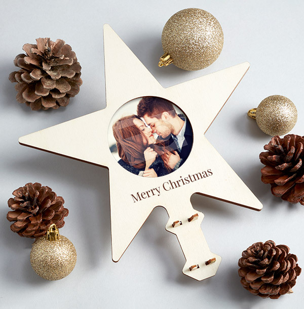 Couples Photo Tree Topper | Funky Pigeon