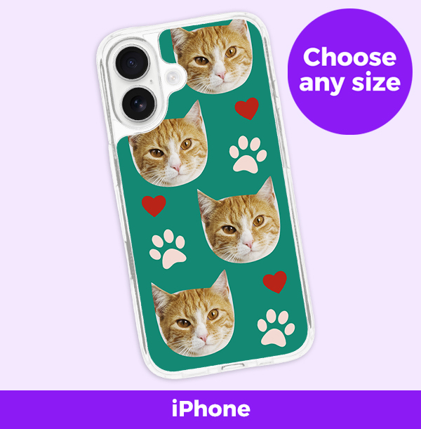 Cat Photo iPhone Phone Case | Funky Pigeon