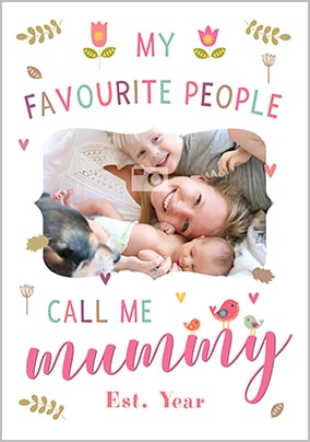 Call Me Mummy Photo Poster | Funky Pigeon